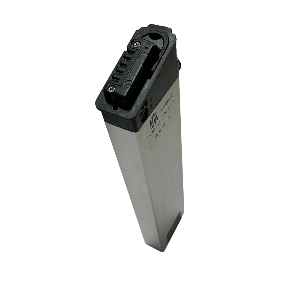 48V10.4AH LI-ION BATTERY (WITH 2A CHARGER) - Sun Cycle Ebike Battery