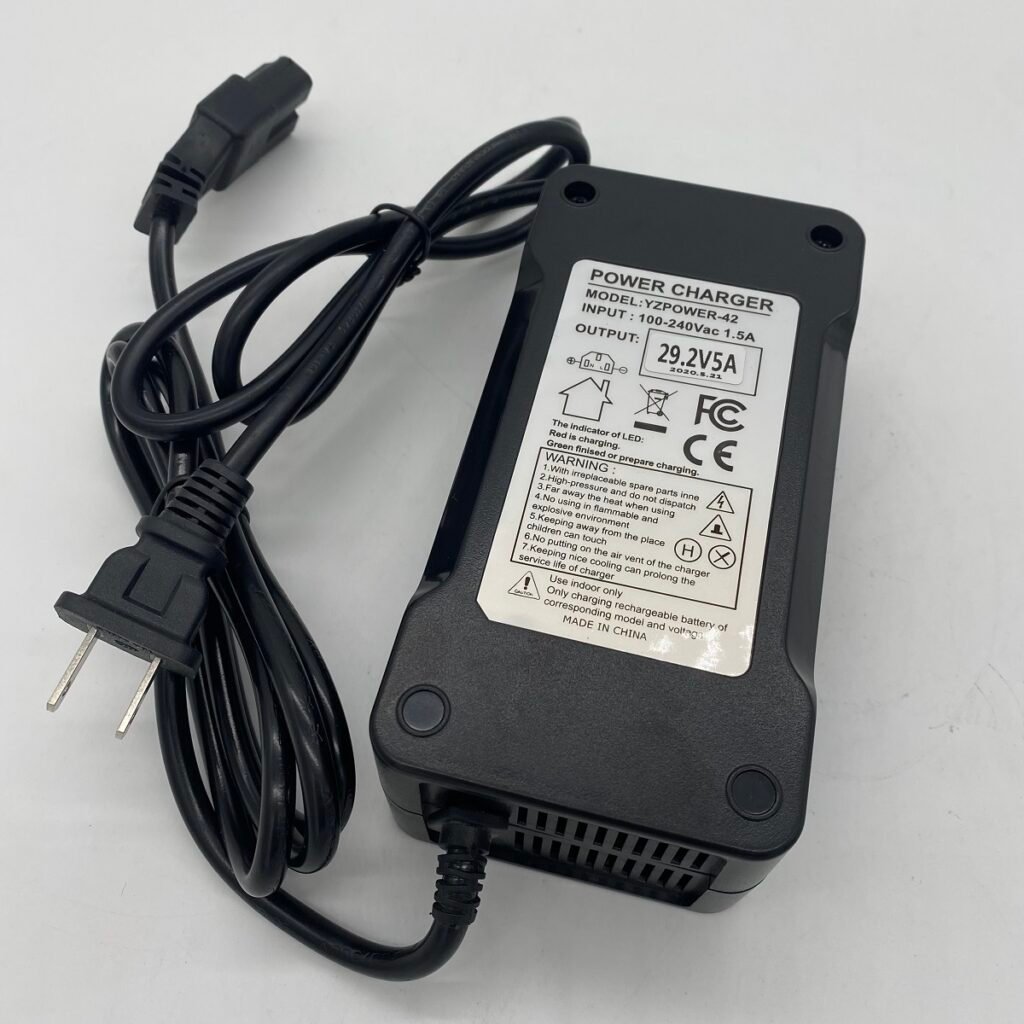 24V 5A CHARGER FOR 24V LiFePO4 Battery INPUT (100-240V) - Sun Cycle ...